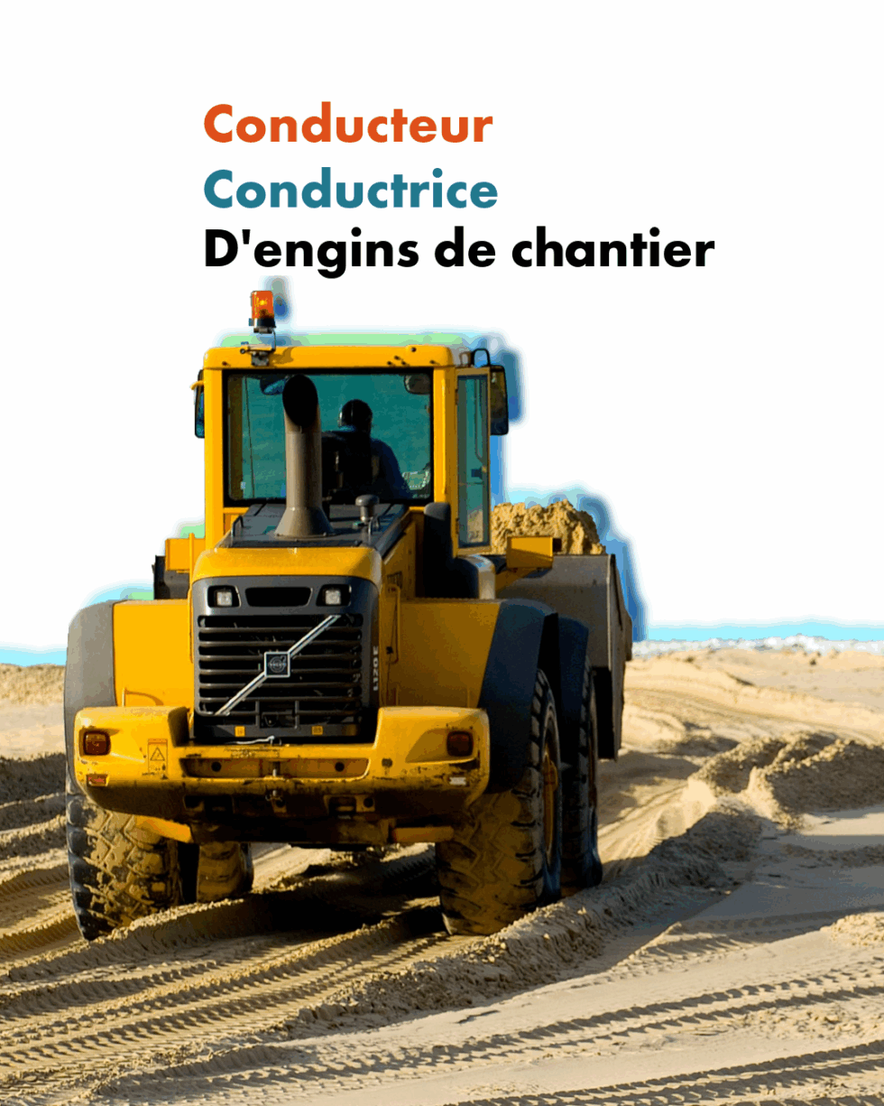 Fiche métier Conducteur / Conductrice d'engins de chantier - Alfa Interim