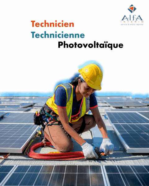 Fiche métier Technicien / Technicienne Photovoltaïque - Alfa Interim